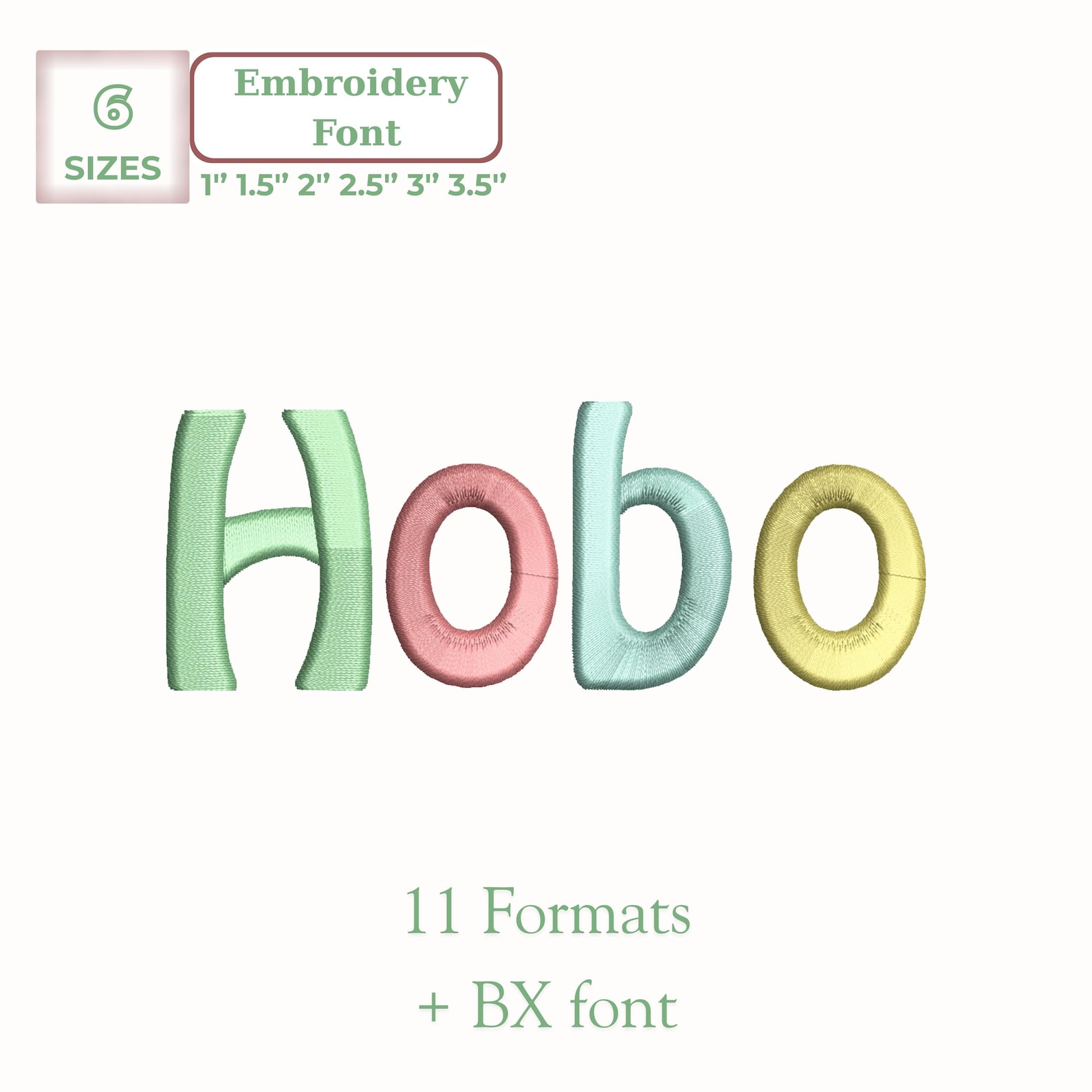 Hobo Groovy Embroidery Font, Comic Sans Machine Embroidery Font ...