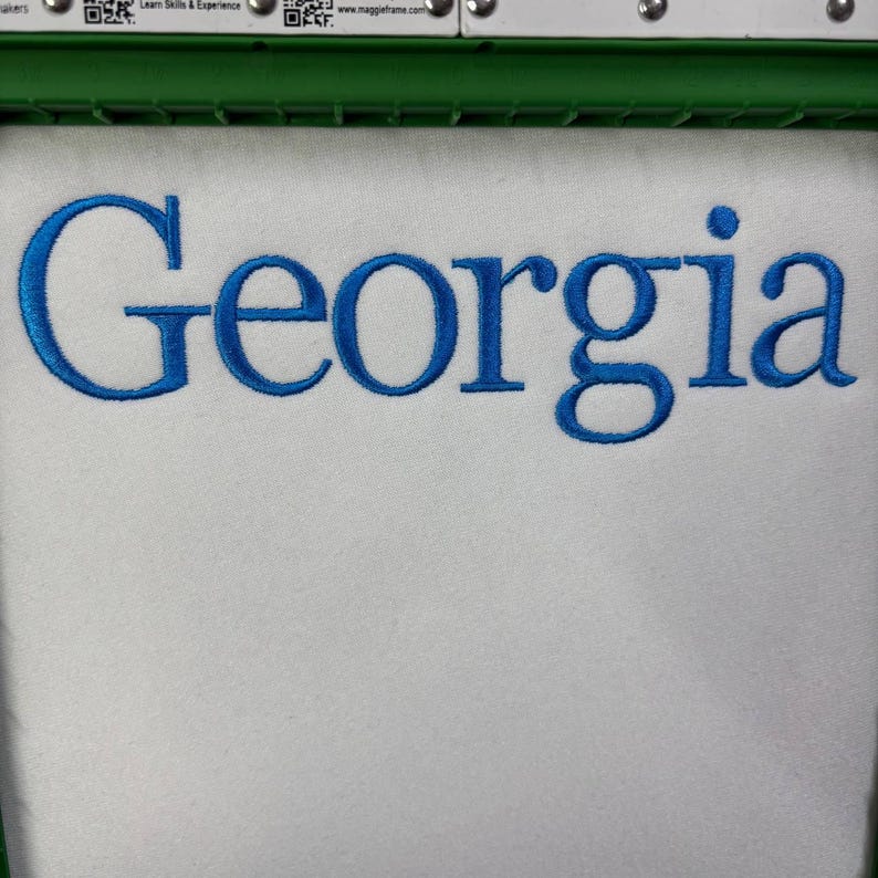 Georgia Embroidery Font, Vintage Font, Classic Letters, Serif Machine ...