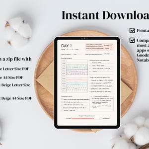30 Day Night Routine Journal, Bedtime Routine Planner, Evening ...