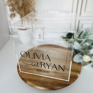 Wedding Card Box, Personalized Name Card Box, Event Card Holder ...