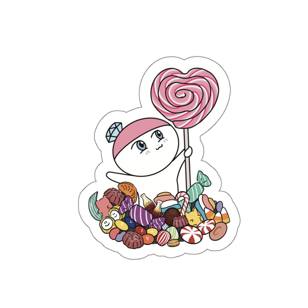 SEVENTEEN SVT Carat Bongbong Mascot Kiss-cut Sticker, Candy, Kpop Fans ...