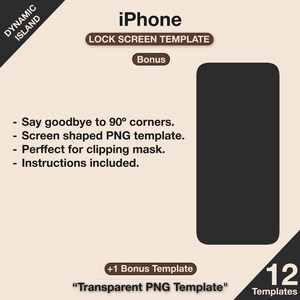 Personalized Lock Screen Template | High-quality Transparent Guide ...