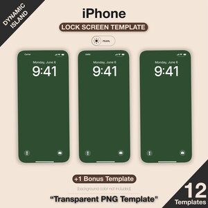 Personalized Lock Screen Template | High-quality Transparent Guide ...