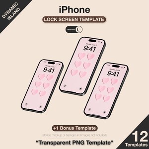Personalized Lock Screen Template | High-quality Transparent Guide ...