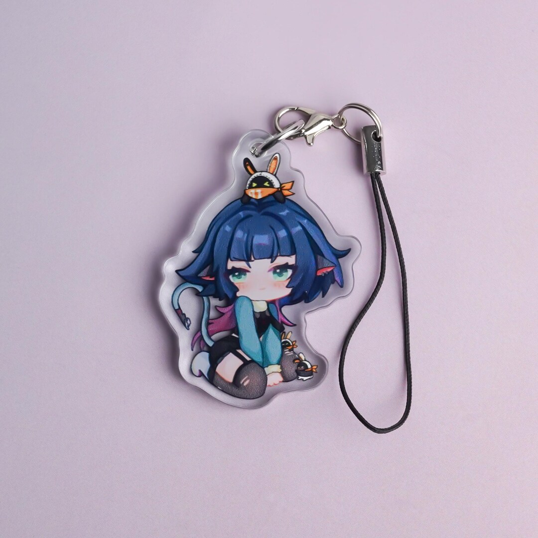 ZZZ, Zenless Zone Zero Jane Doe Acrylic Keychain Phonechain, Cartoon ...