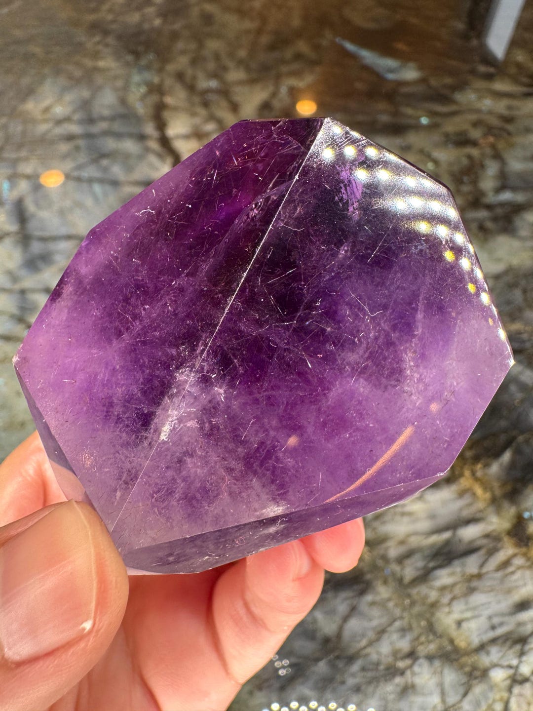 Rutilated Skeletal Amethyst Free Form From Madagascar | Deep, Juicy ...