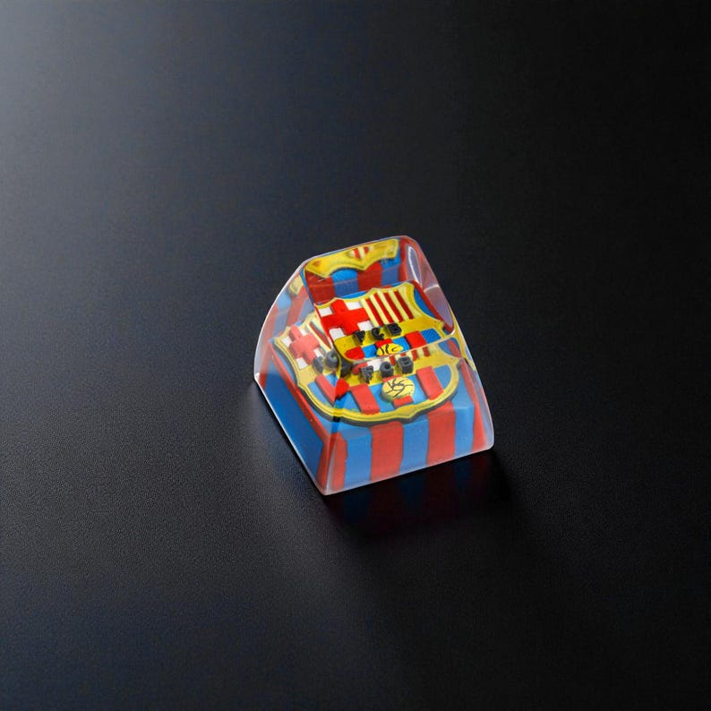 Spanish Football Club Resin Keycaps, Handmade Artisan Keyboard Caps for ...