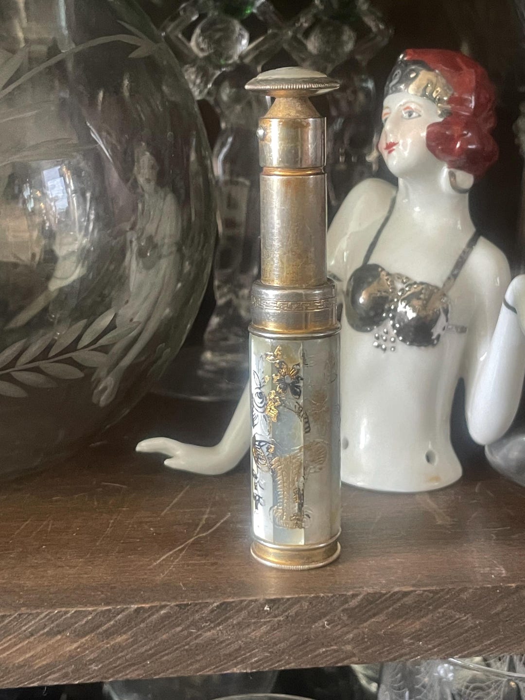 ART DECO // French L’aiclon MOP Perfume Atomizer - Etsy