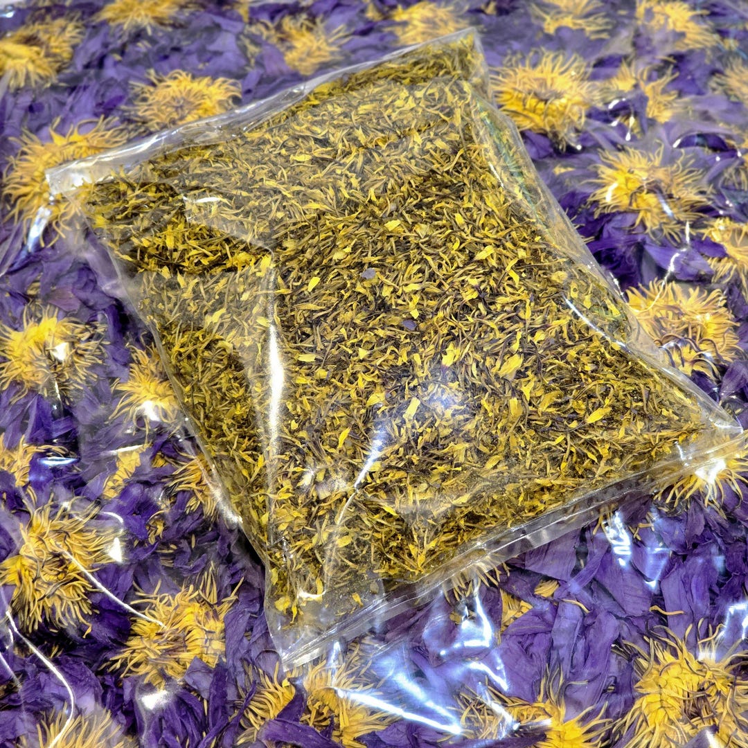 Blue Lotus Pure Stamens 100% Organic Herbal Nymphaea Caerulea Stamen ...