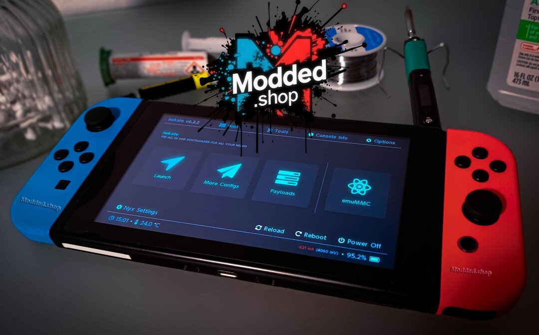 Switch RP2040 Install V1, V2, OLED, Lite Modding Send-in Service. Modchip Install Picofly Mail ...