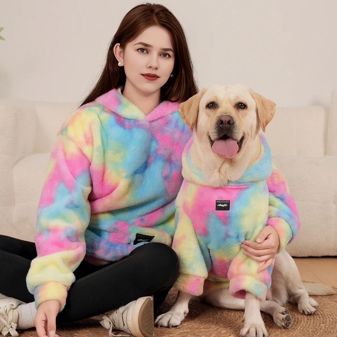 Matching Dog and Owner Hoodies Pet Sweatshirts for Small, Medium Large ...