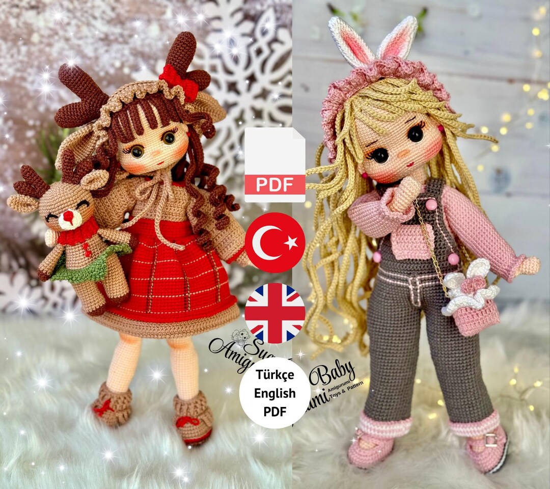 Amigurumi Maral Doll Crochet Pattern: Two Dress Designs (english ...