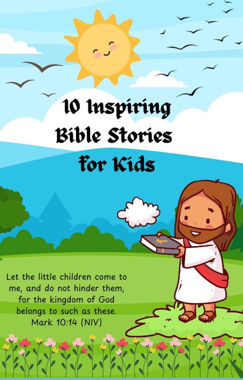 10 Inspiring Bible Stories for Kids - Etsy