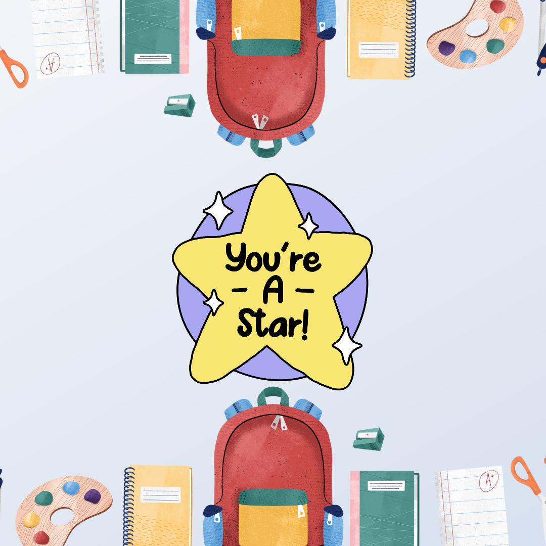 School You're a Star GIF - Etsy