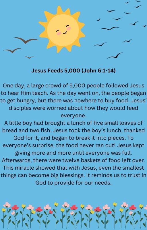 10 Inspiring Bible Stories for Kids - Etsy