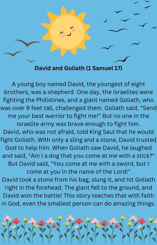 10 Inspiring Bible Stories for Kids - Etsy