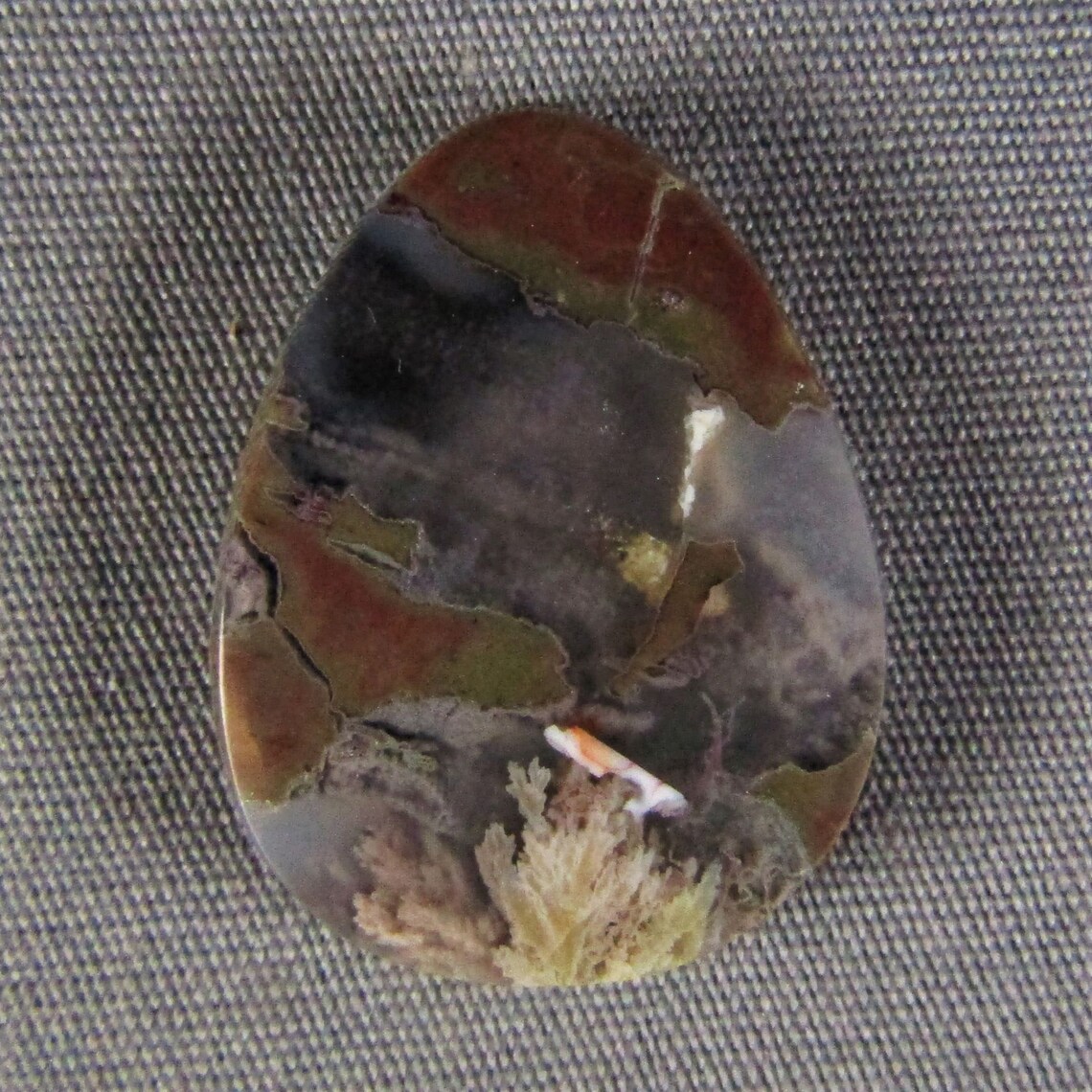 Priday Plume Agate Cabochon Unique Cab - Etsy