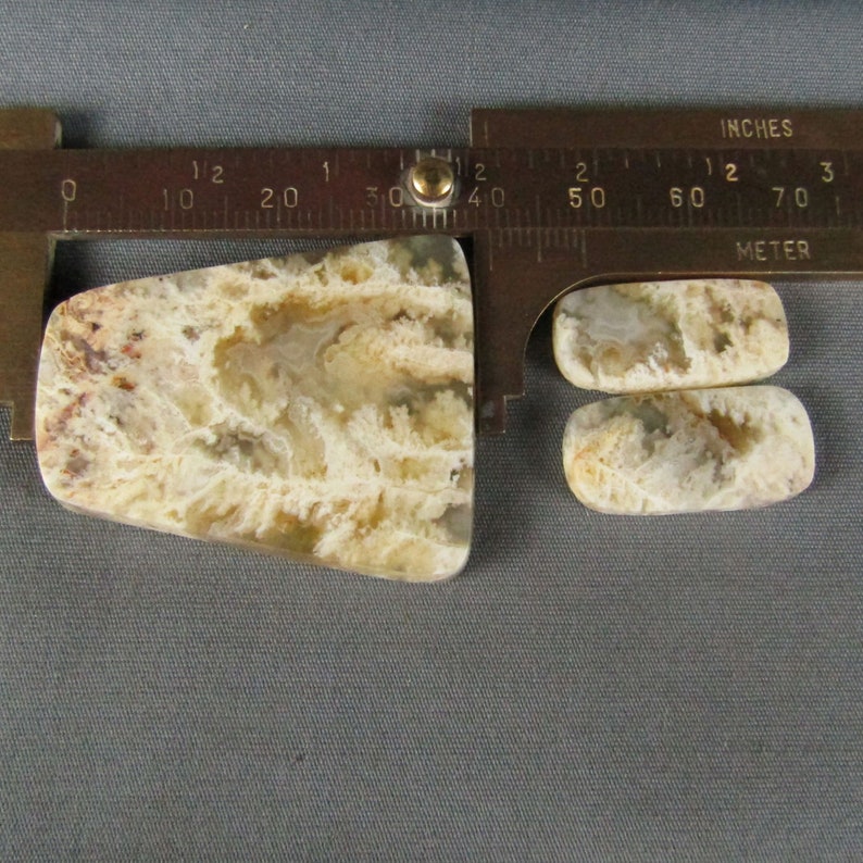 Graveyard Point Plume Agate Cabochon SET Rock Gemstone - Etsy