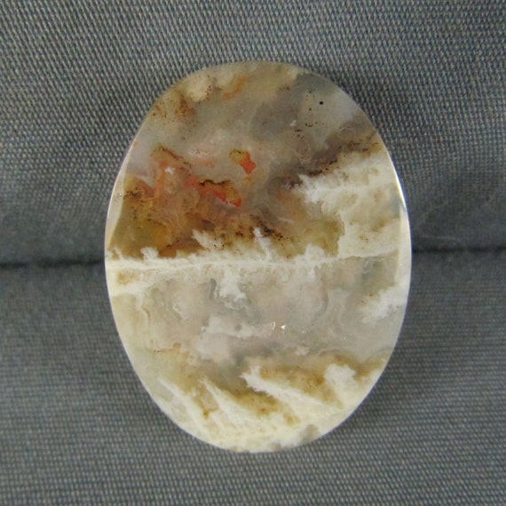 Graveyard Point Plume Agate Cabochon rock gemstone cabochon | Etsy