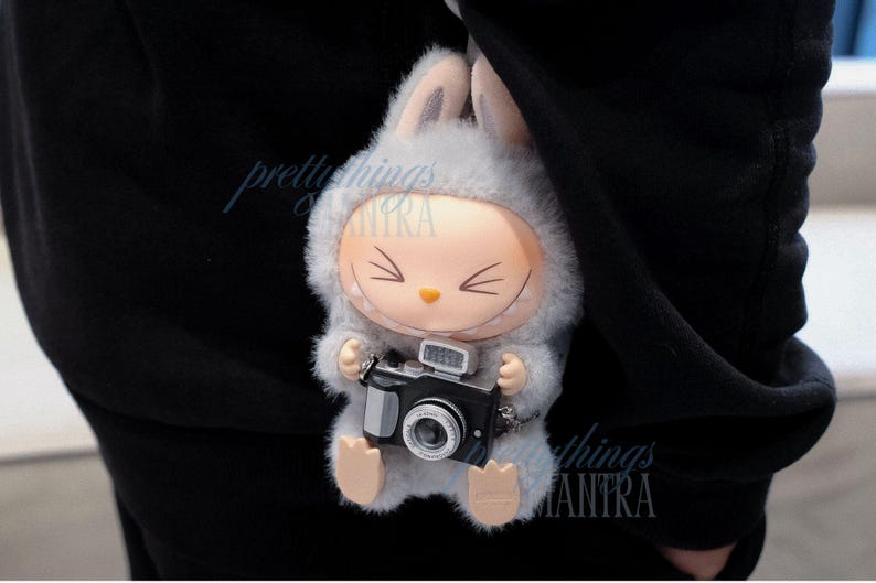 Labubu Camera: Labujifilm Camera Toy for Your Labubu Pendants (black ...