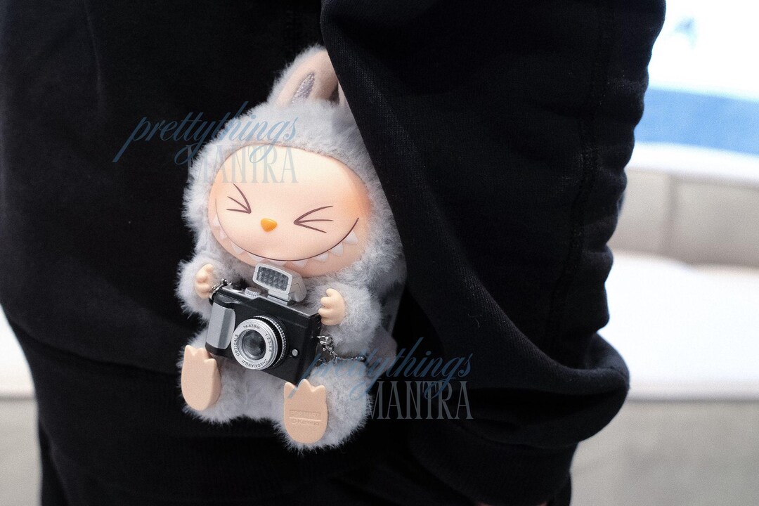 Labubu Camera: Labujifilm Camera Toy for Your Labubu Pendants (black ...