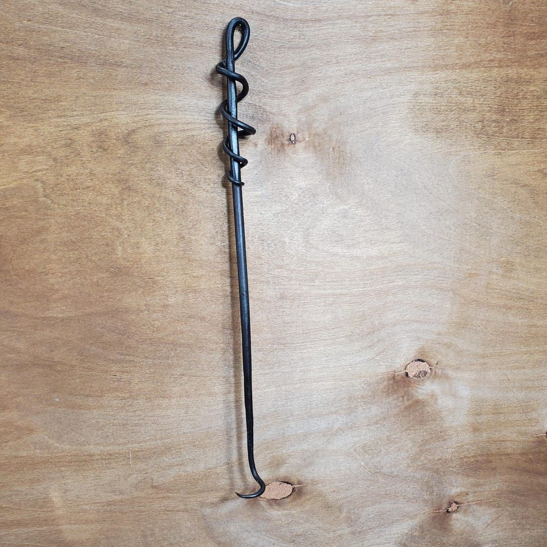 Hand Forged Steak Flipper. Hand Made Twisted Handle Burger Flipper. - Etsy