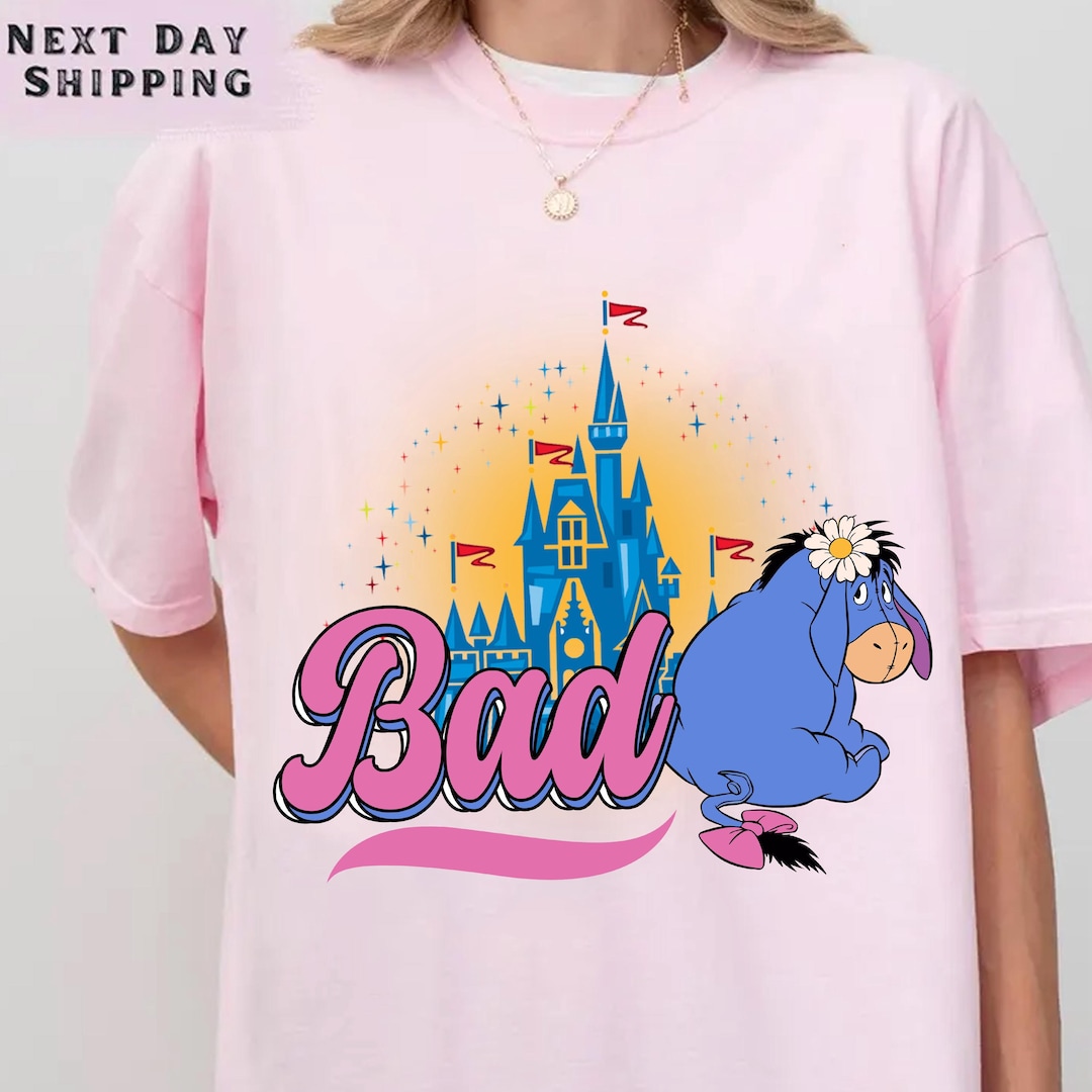 Retro Eeyore Bad Ass Shirt, Disney Pooh and Friends Tshirt, Disneyland ...