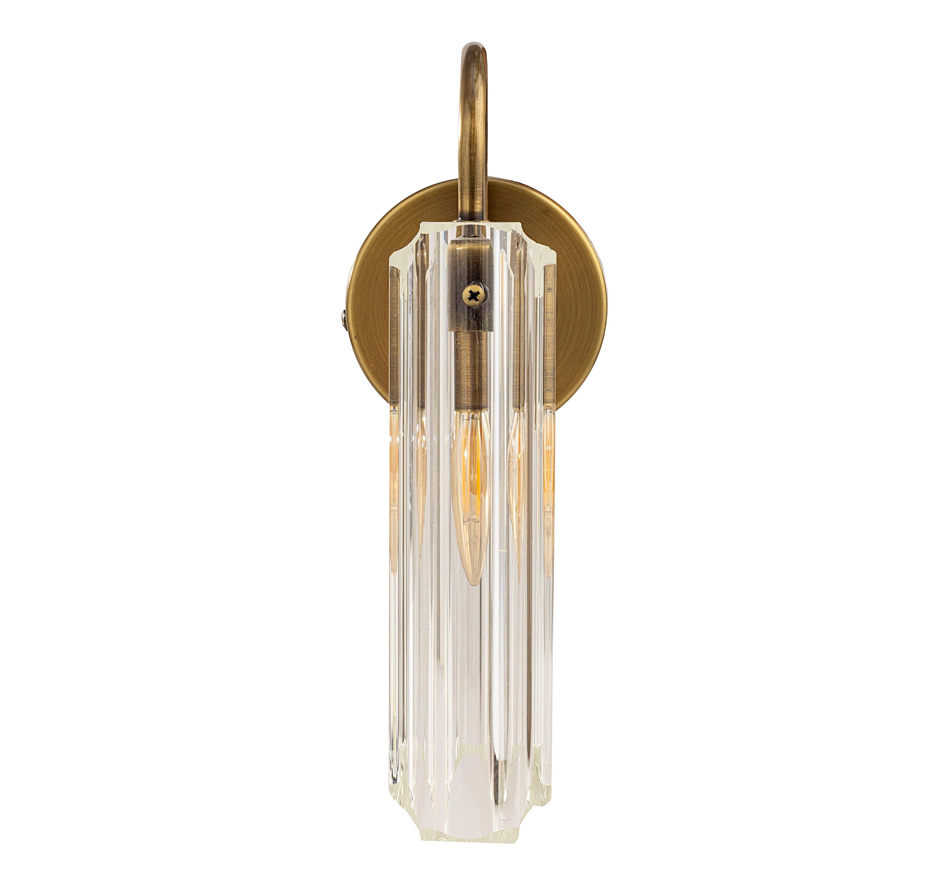 Bronze Roman Glass Wall Sconce, Nordic Light Fixture, Bed Side Sconces ...