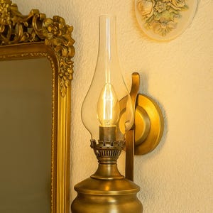 Antique Bronze Gas Lamp Wall Sconce Lighting - Etsy