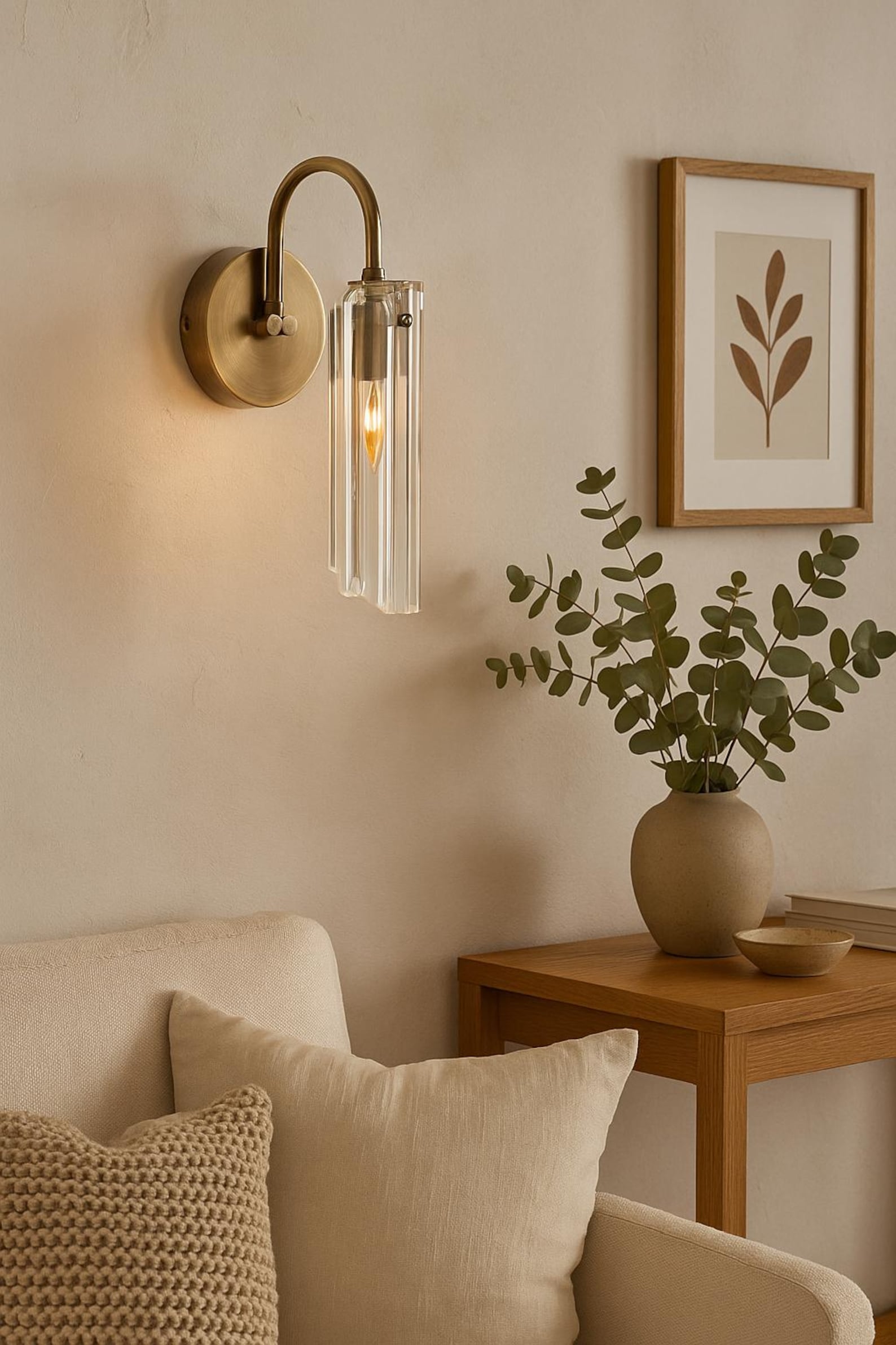 Bronze Roman Glass Wall Sconce, Nordic Light Fixture, Bed Side Sconces ...
