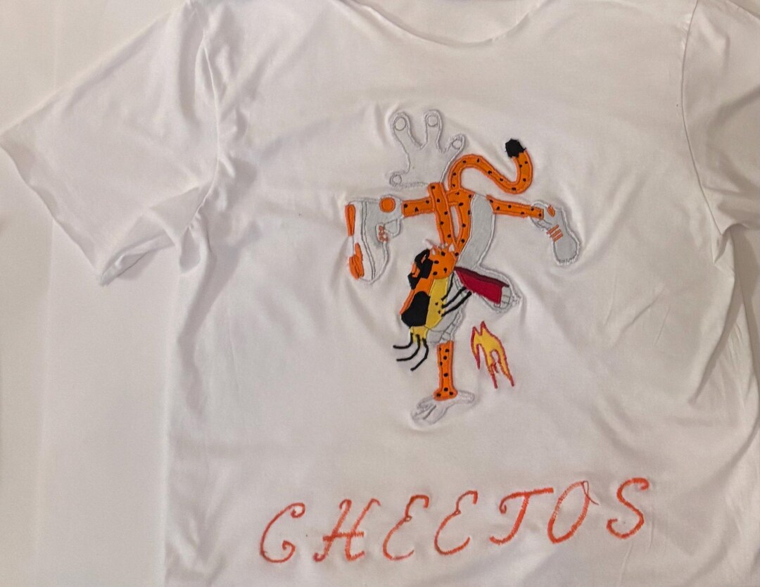 Cheetos Embroidered T Shirt - Etsy
