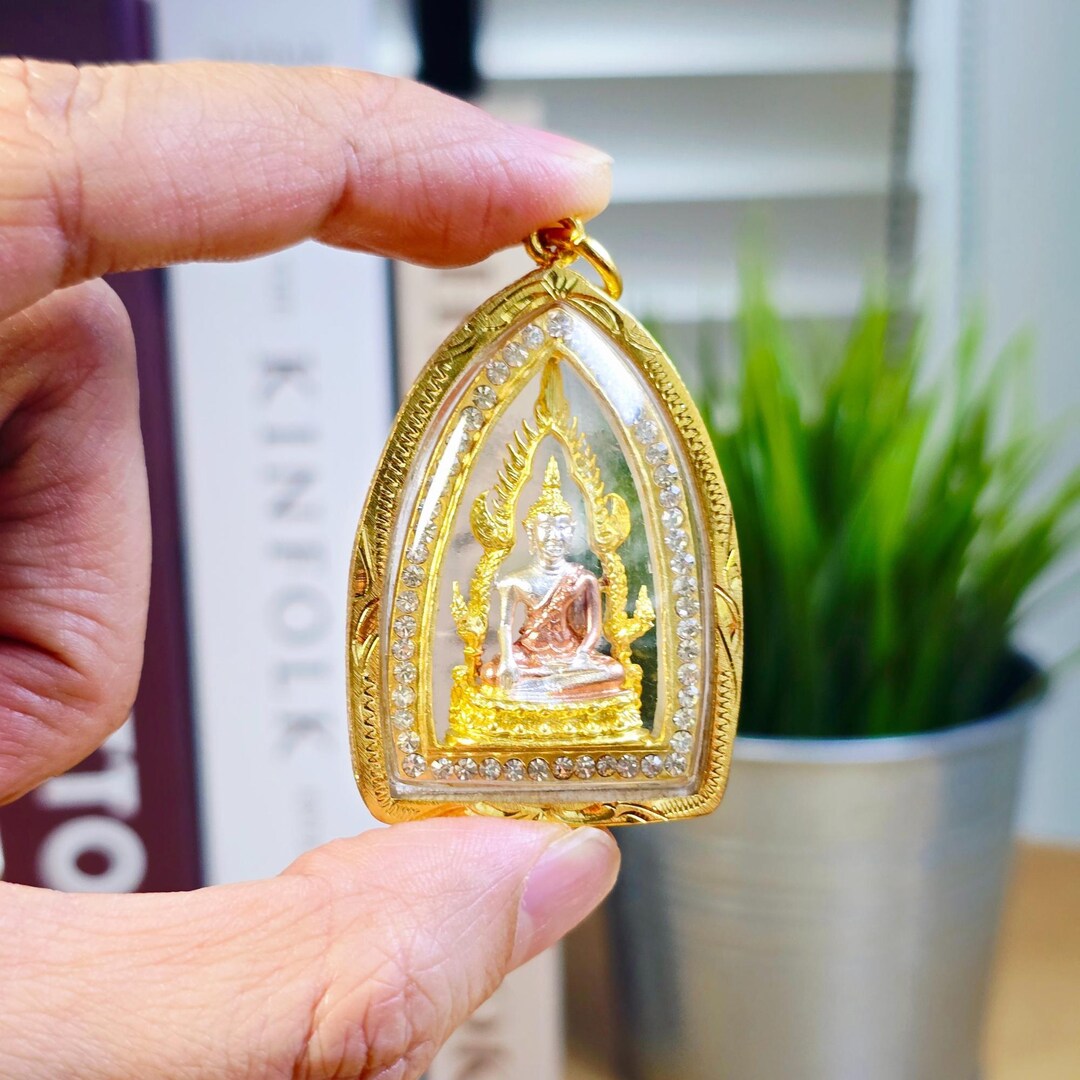 Phra Phuttha Chinnarat Buddha Pendant – Waterproof, Blessed, Gold ...