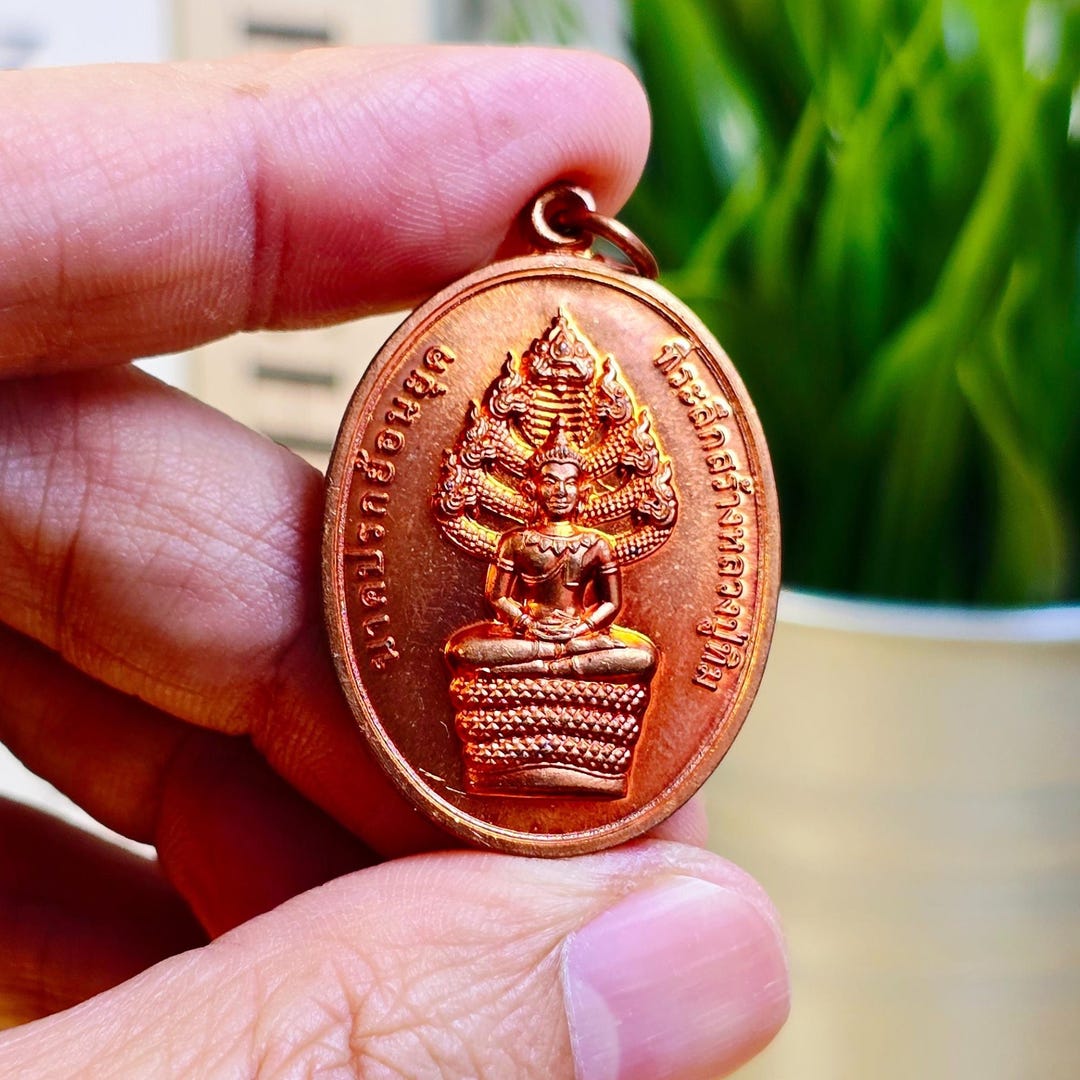 Luang Phor Tim Copper Amulet: Nak Prok Thai Buddhist Blessing - Etsy