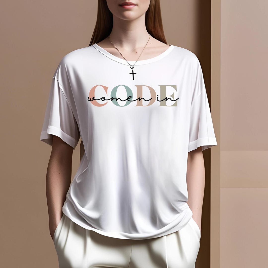 Women in Code ,code Shirt,female Code Shirt,code Student Shirt,cute ...