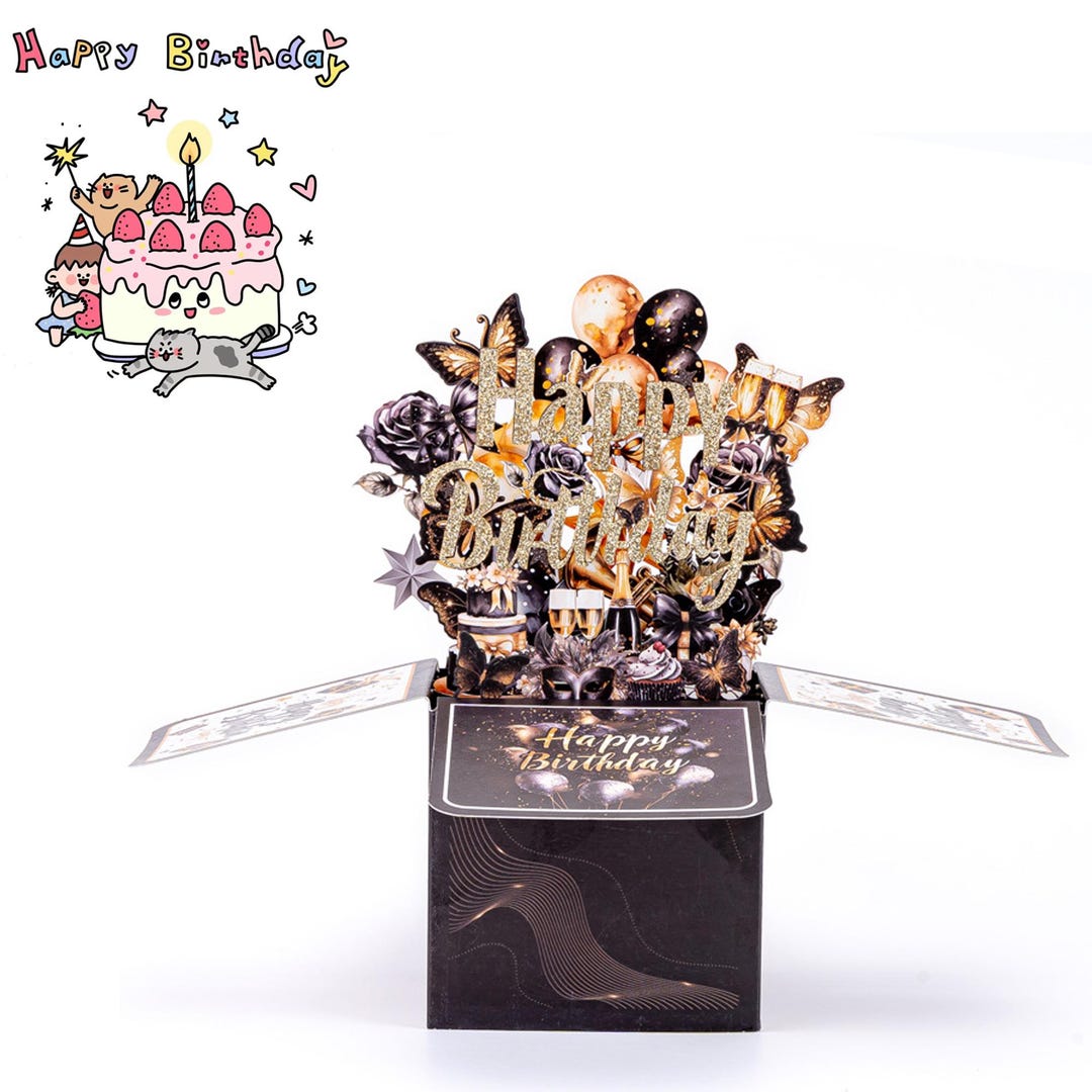 3D Pop-up Graduation Card - Happy Graduation Celebration Box - Unique ...