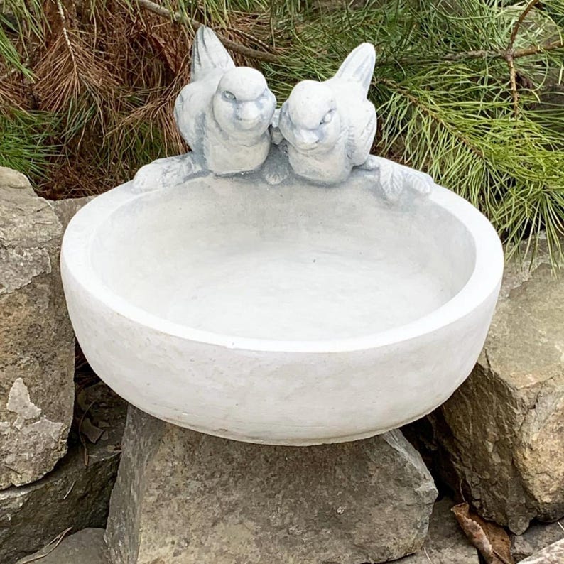 Natural River Stone Bird Bath Large Bird Bath Garden Bird Baths Outdoor ...