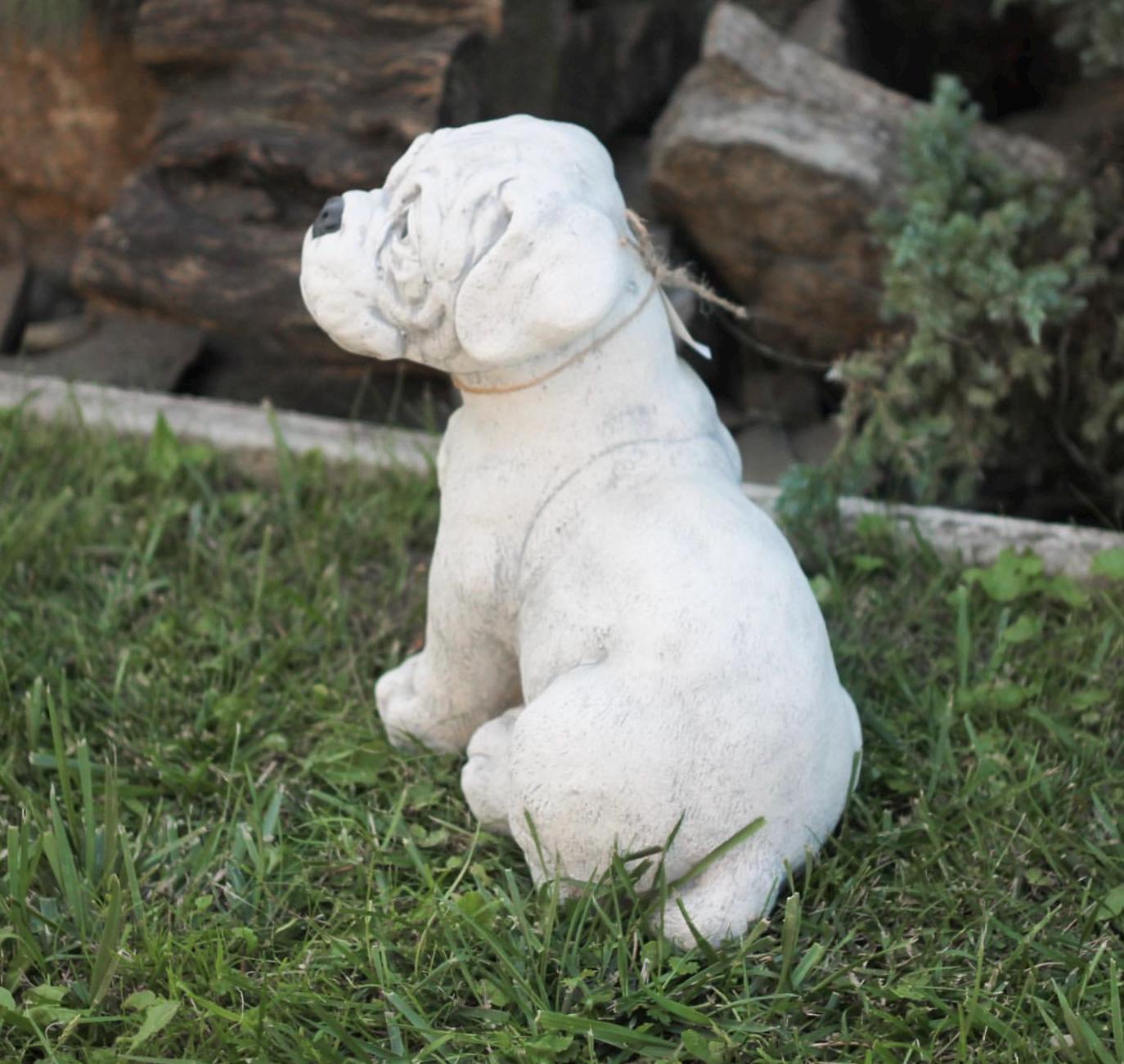 Dog Garden Statue, Memorial Concrete Animal Statue, Perfect for Dog ...