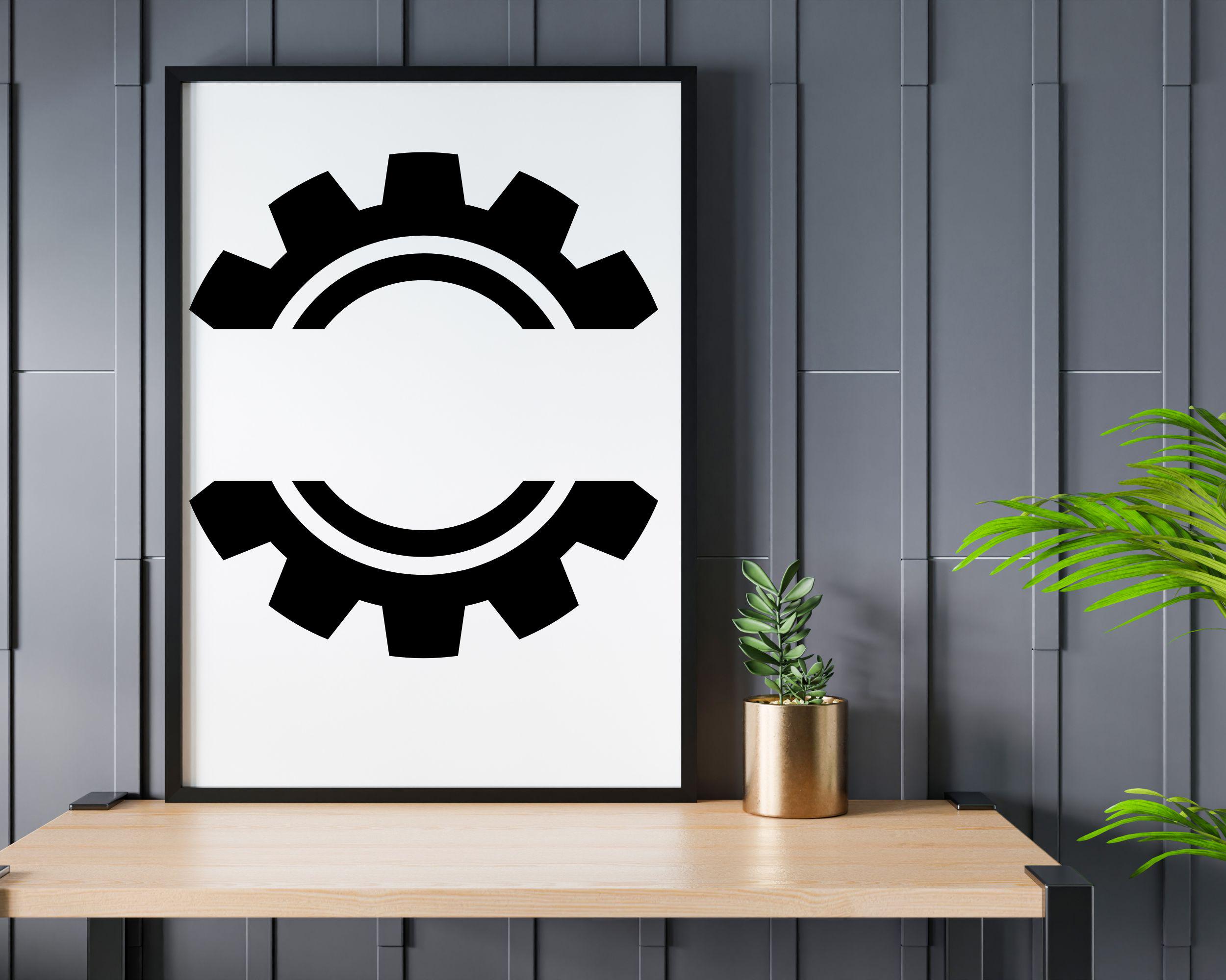 Cogwheel Set - Gears Svg, Gears Clipart, Gear Silhouette, Gear Svg ...
