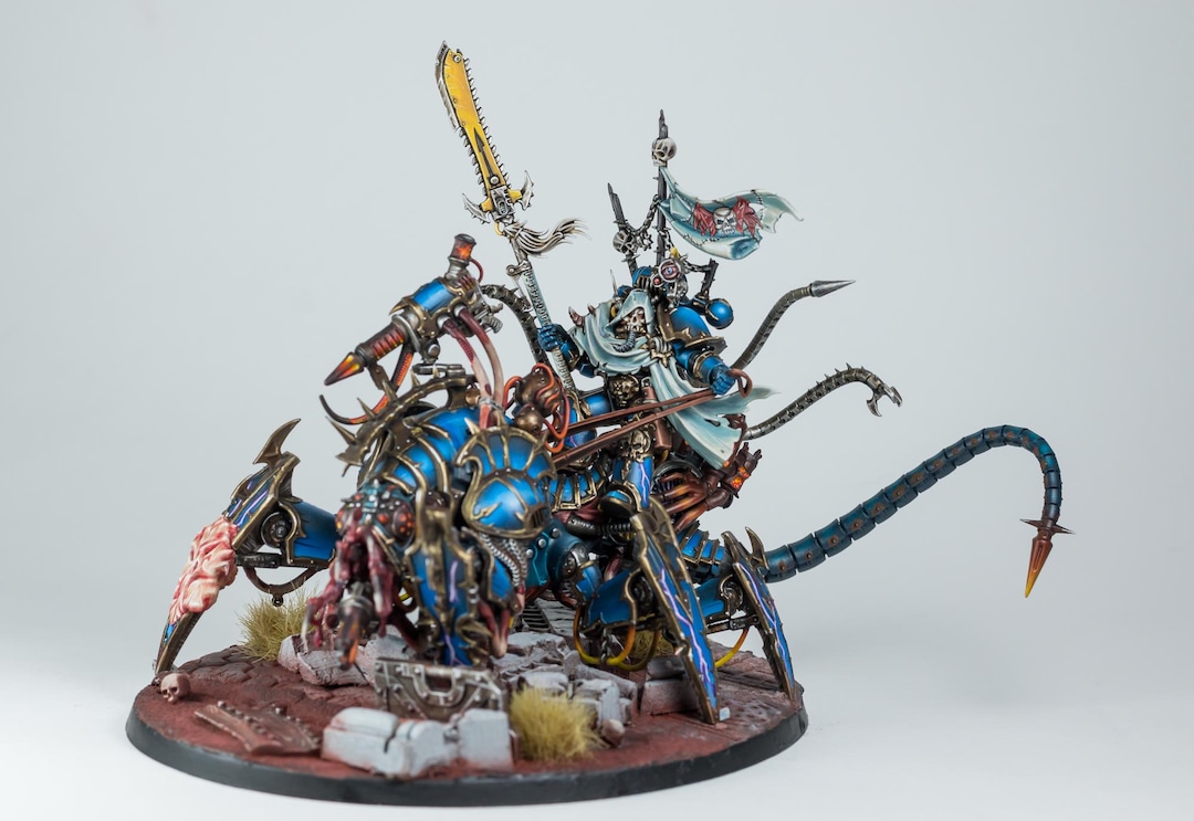 Chaos Space Marines Lord Discordant on Helstalker Warhammer 40k ...