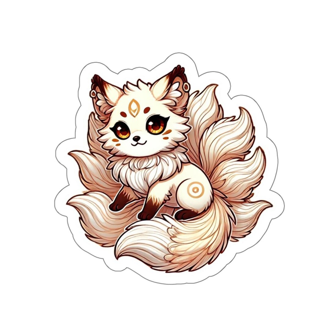 Nine-tailed Kitsune (fox Spirit, Kitsune Are Said to Be More Powerful ...