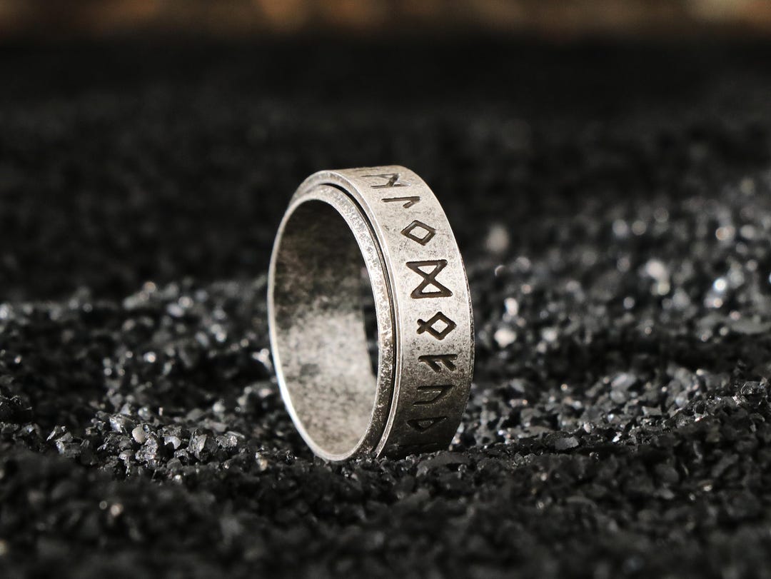 Fidget Rings for Men, Spinner Rings for Stress, Anxiety Rings for Women ...