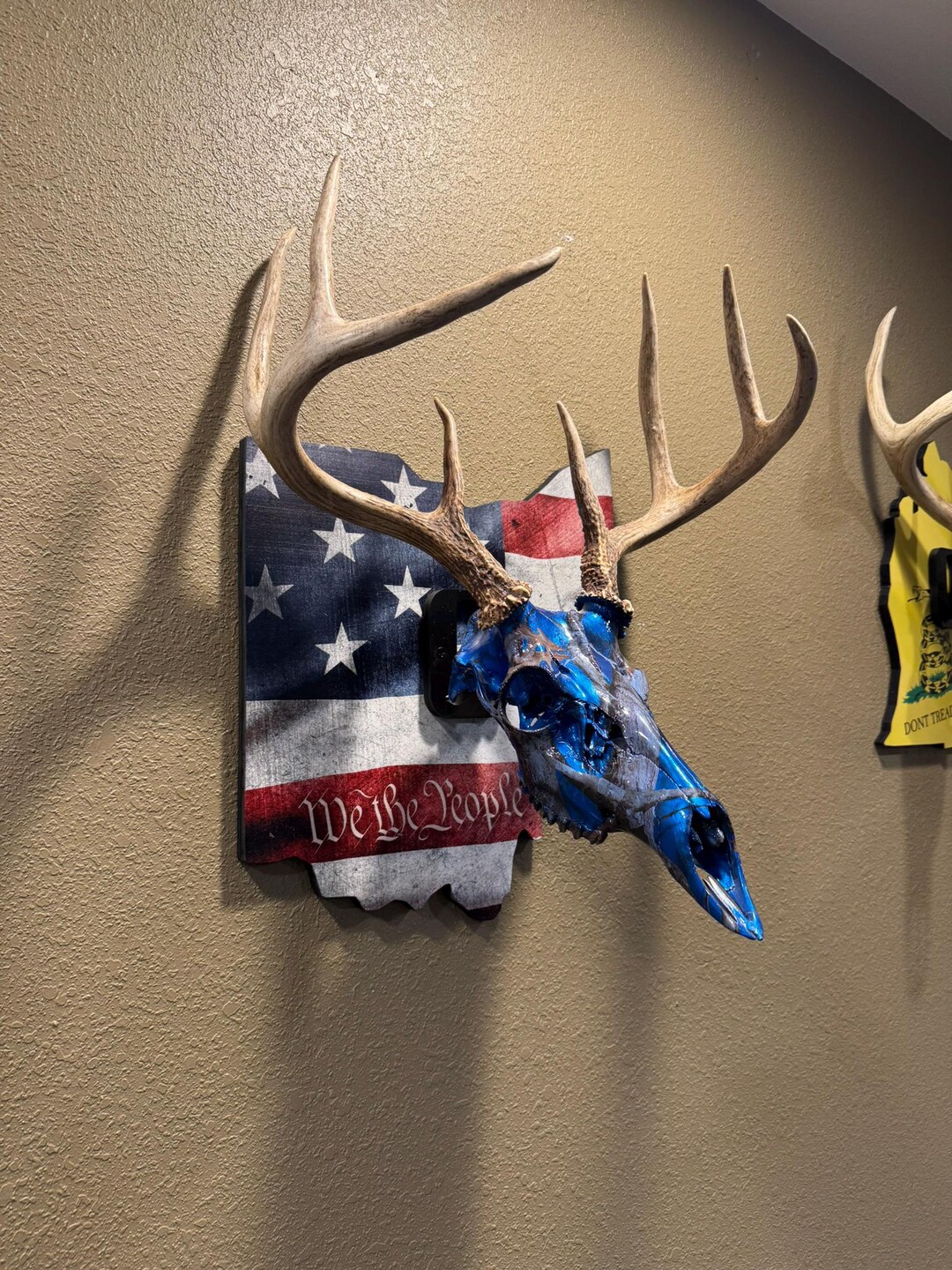 European Deer Mount State Plaque With Hanger - Etsy