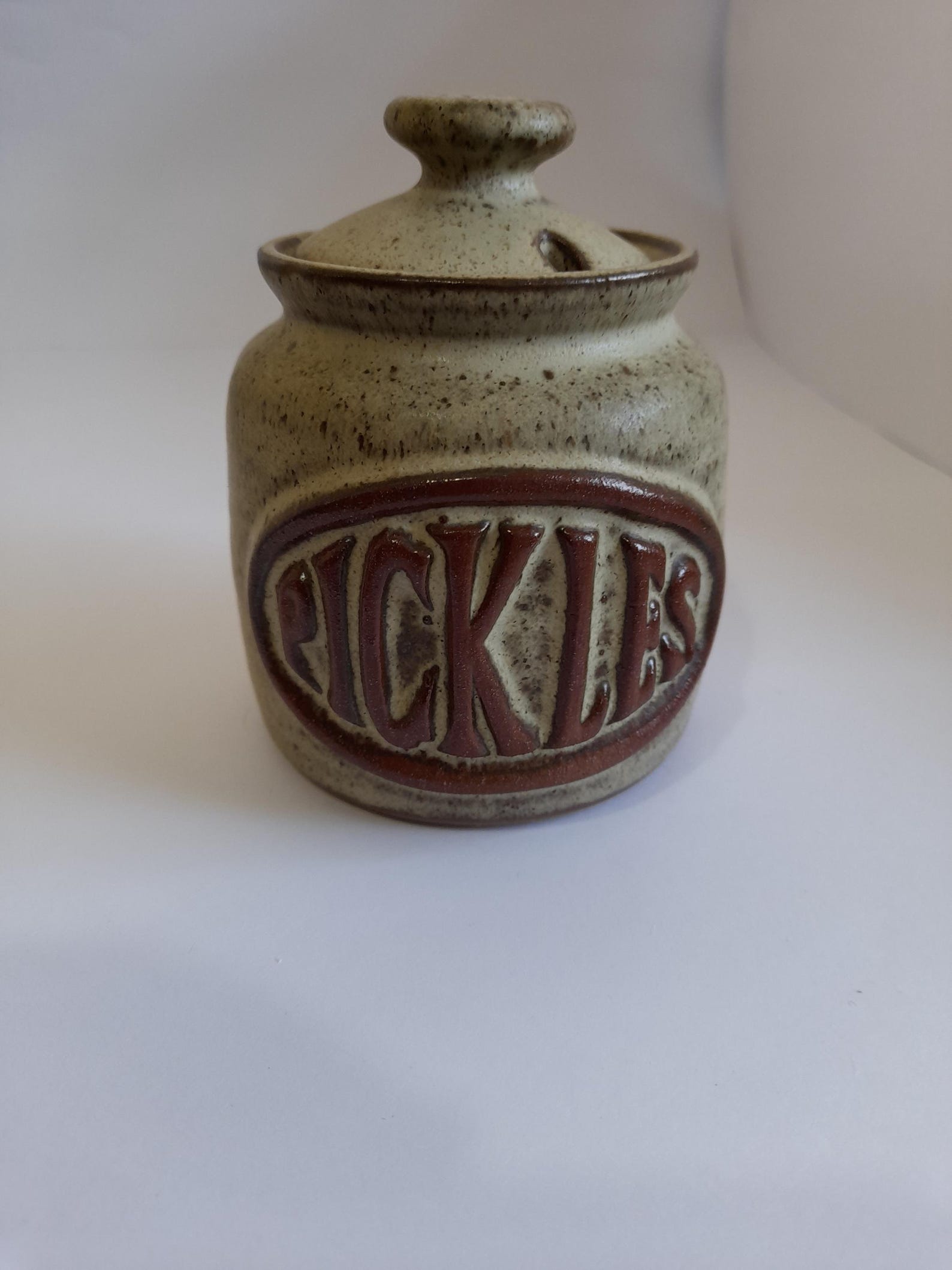 Vintage Tremar Pottery Pickles Jar 11cm High 9cm Wide Stoneware ...