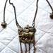 Antique Chinese Silver Qilin Dragon Pendant Necklace, Warrior Riding ...