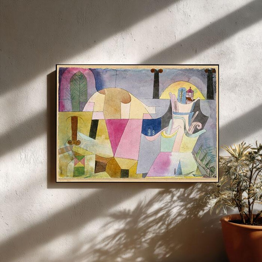 Paul Klee Art Print, Abstract Cubist Art, Colorful Bauhaus Wall Decor ...