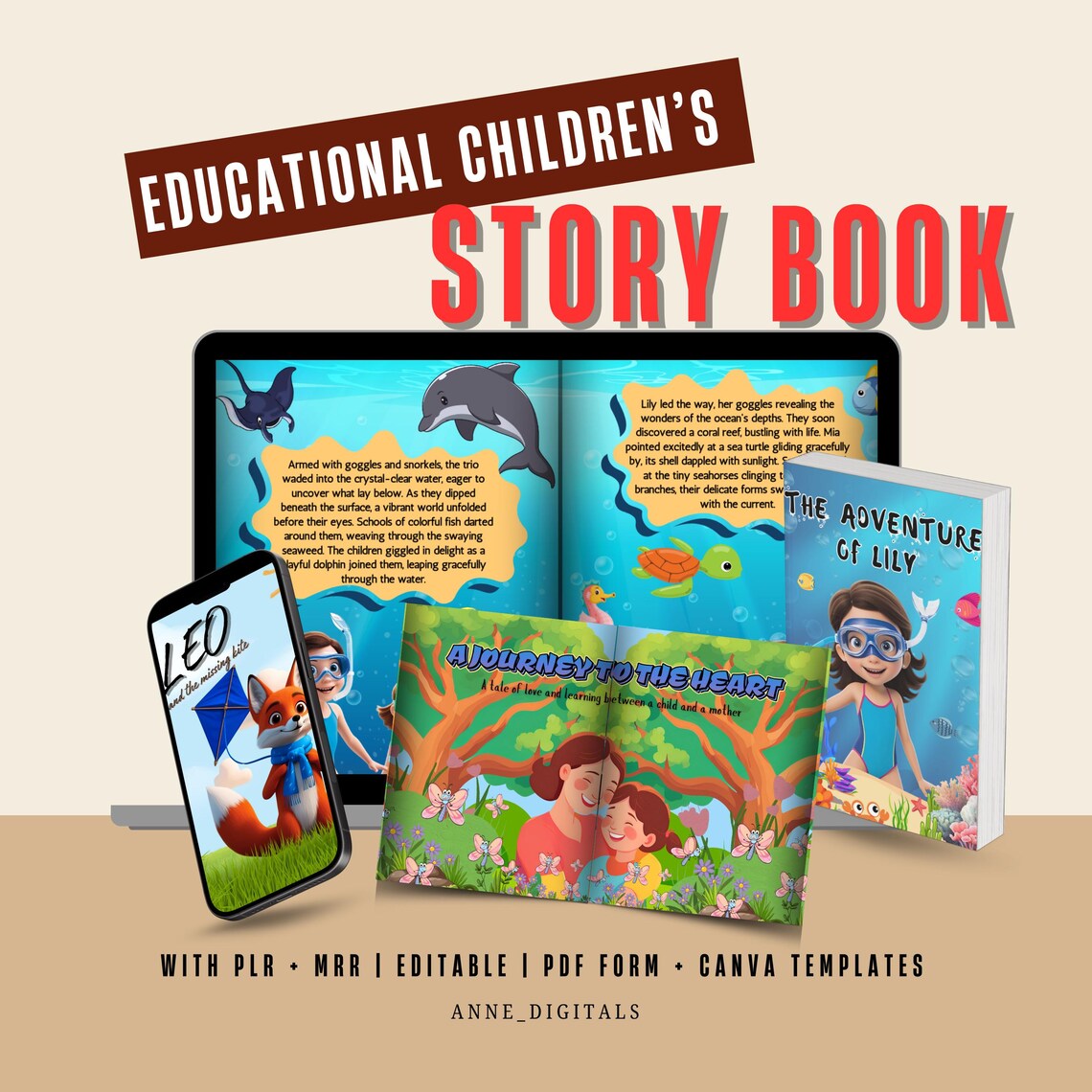 Educational Children's Storybook | Digital Download | Editable and ...