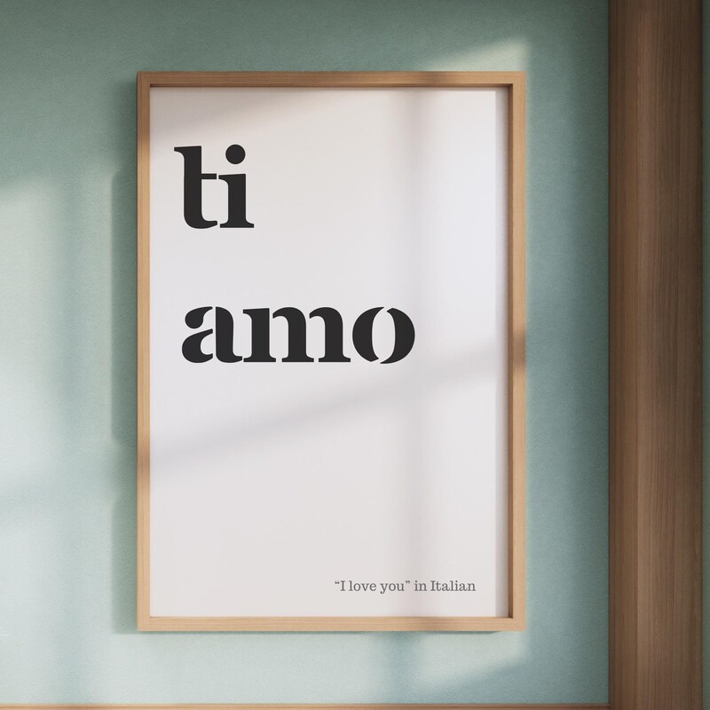 Ti Amo - Etsy