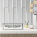 Customizable Acrylic Nameplate Personalized Office Desk Sign ...