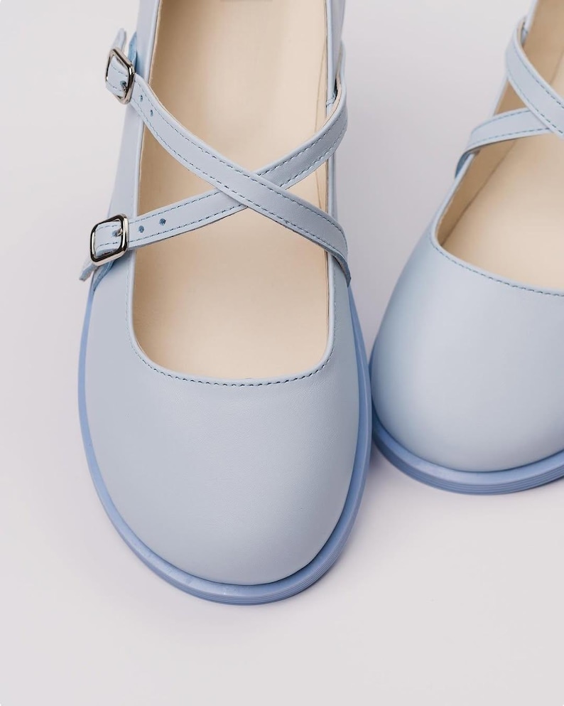 Burgundy Mary Jane Criss Cross Strap Ballet Flats | Wide Toe Box Shoes ...