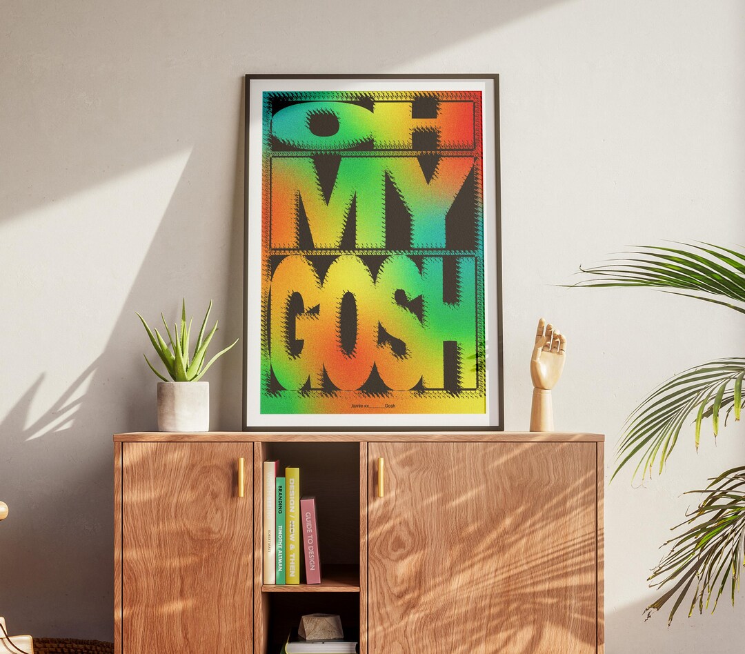OH MY GOSH Jamie Xx Poster | in Colour Album | Bold Wall Decor | Music ...